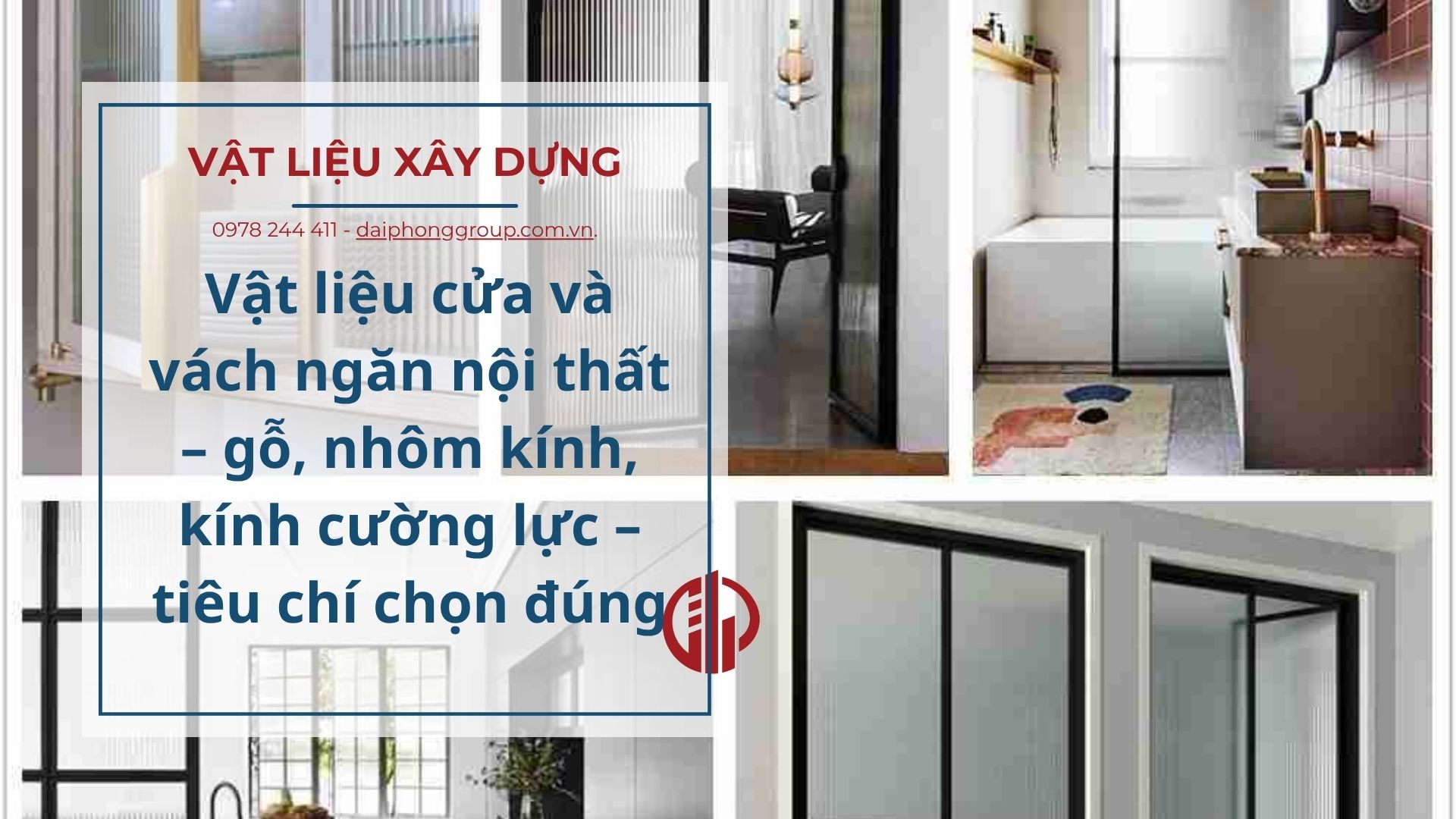 Vật liệu cửa và vách ngăn nội thất - VẬT LIỆU XÂY DỰNG